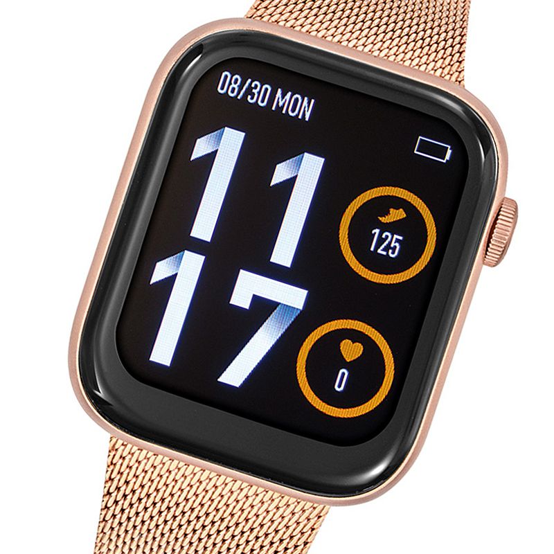 Montre mixte connectée tekday dore rose acier doré rose - connectees - edora